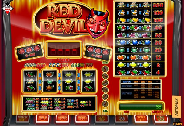 Red Devil gokkast - Simbat en Eurocazino Fruitmachines Review